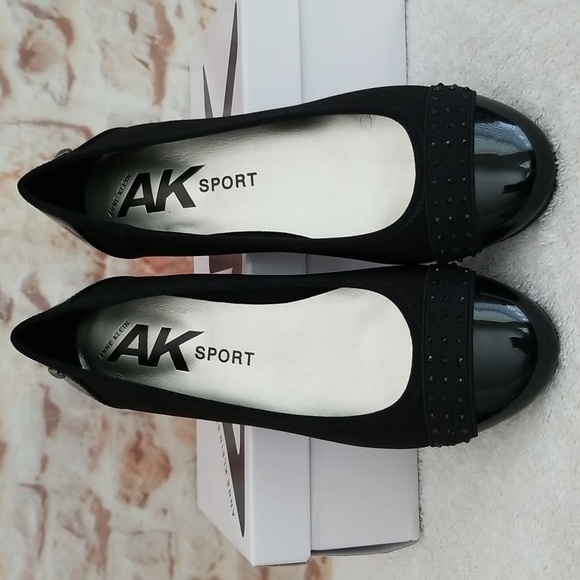 Anne Klein Sport | Shoes | New Anne Klein Sport Black Ballet Flats ...